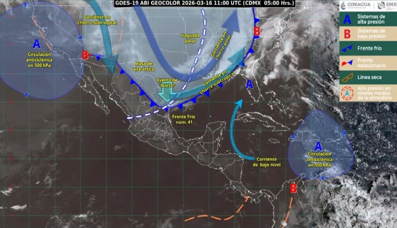Heavy rain forecast for Yucatan Peninsula with the arrival of Arctic ...
