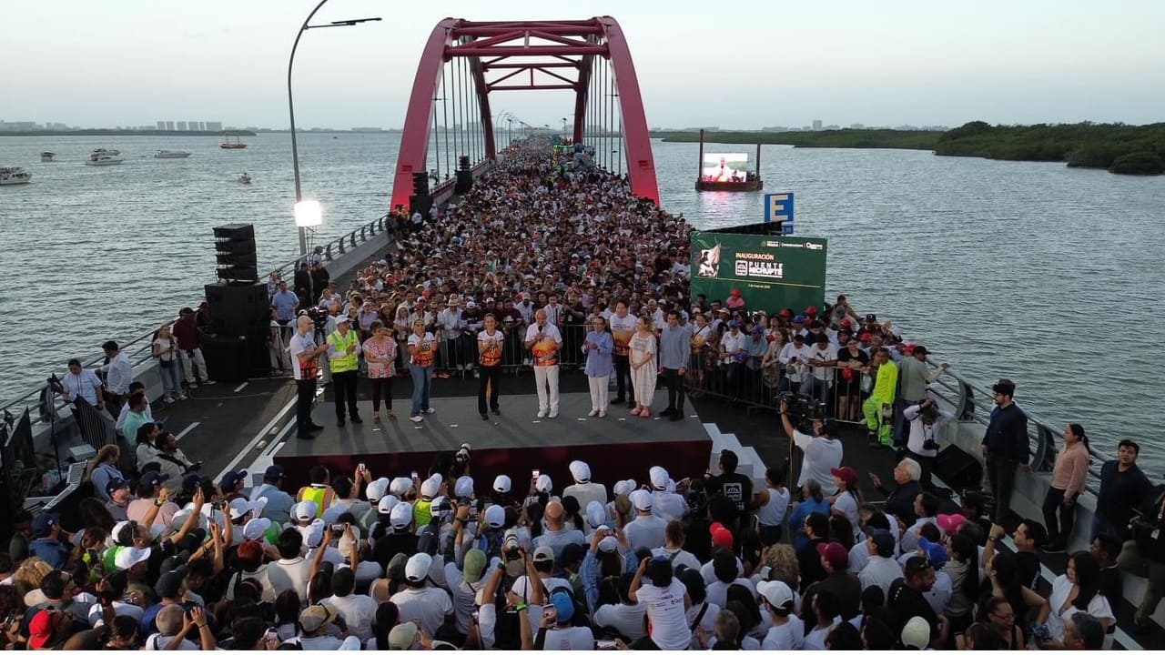 Long-awaited Cancun Nichupté Bridge up and running after official ...